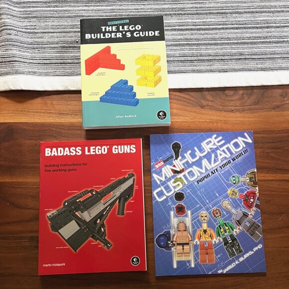 Lego | Other | Lot Of Lego Books Builders Guide Minifigure ...